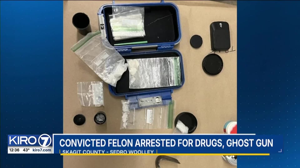 Video: Convicted felon arrested for drugs, ghost gun