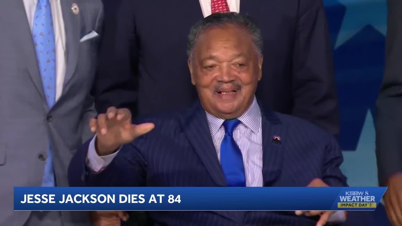Civil rights leader Jesse Jackson dies at 84
