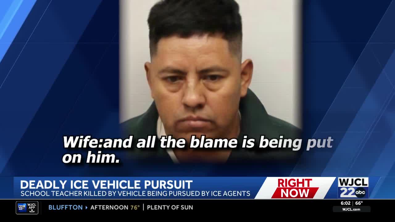 Wife speaks after arrest in deadly Savannah ICE crash