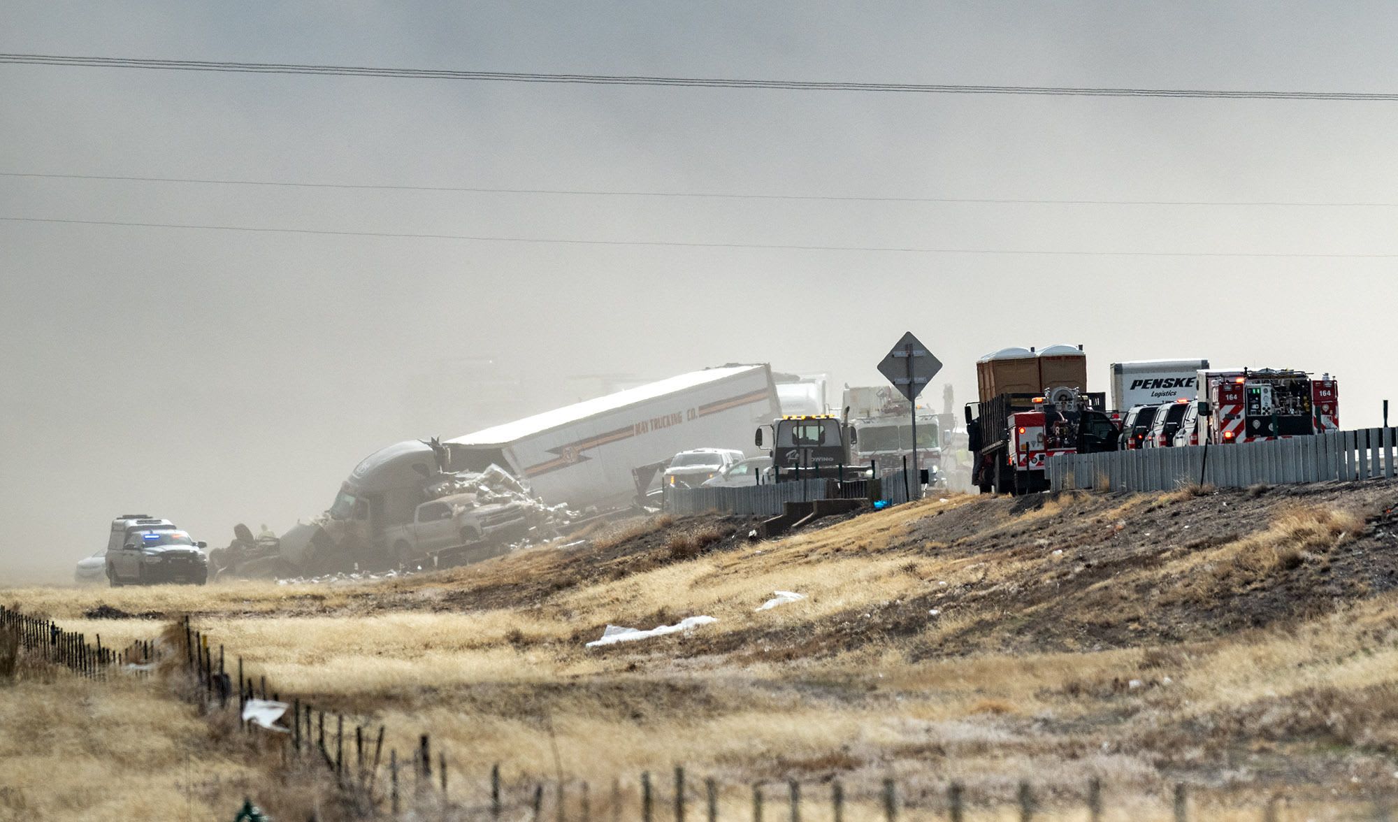 Four killed, dozens injured in 30-car pileup accident in Colorado