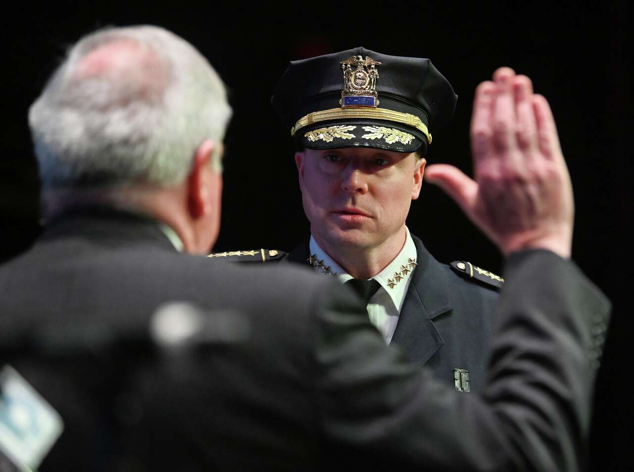 Brian Whipple is sworn in as Schenectady's 21st police chief