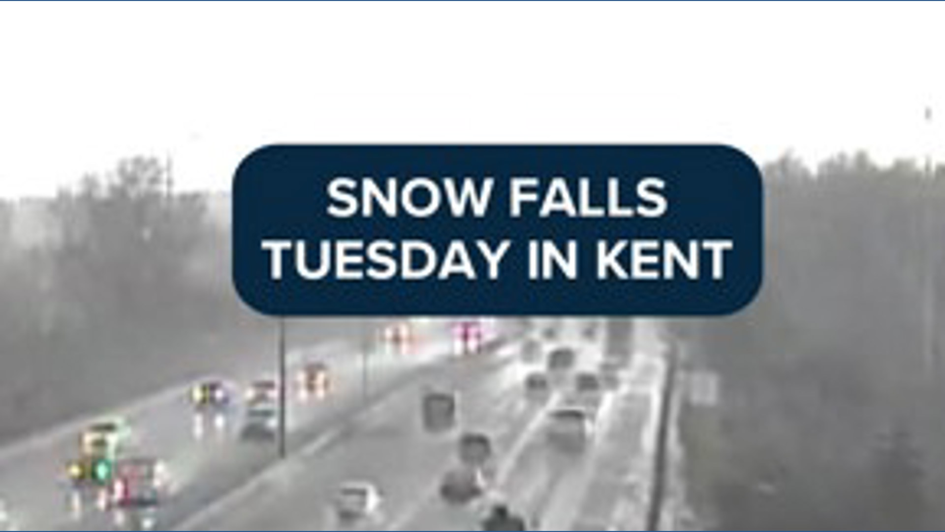 WSDOT camera captures snow falling in Kent