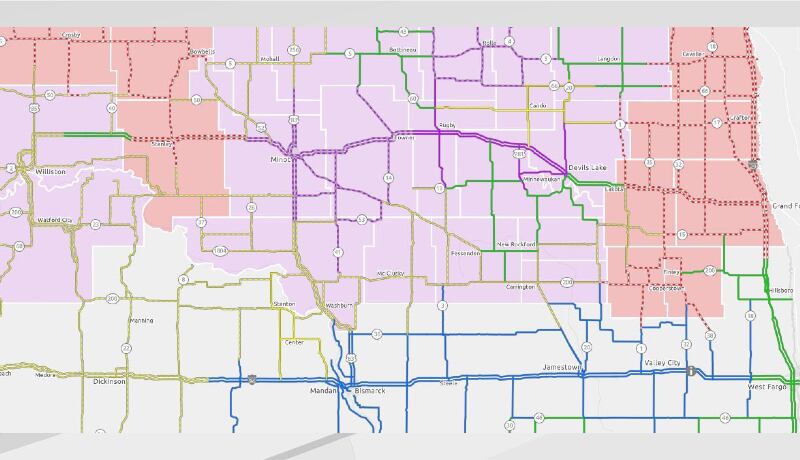 Multiple North Dakota counties under no travel advisory as winter storm ...
