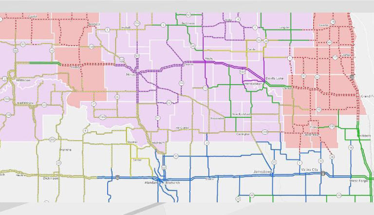 Multiple North Dakota counties under no travel advisory as winter storm ...