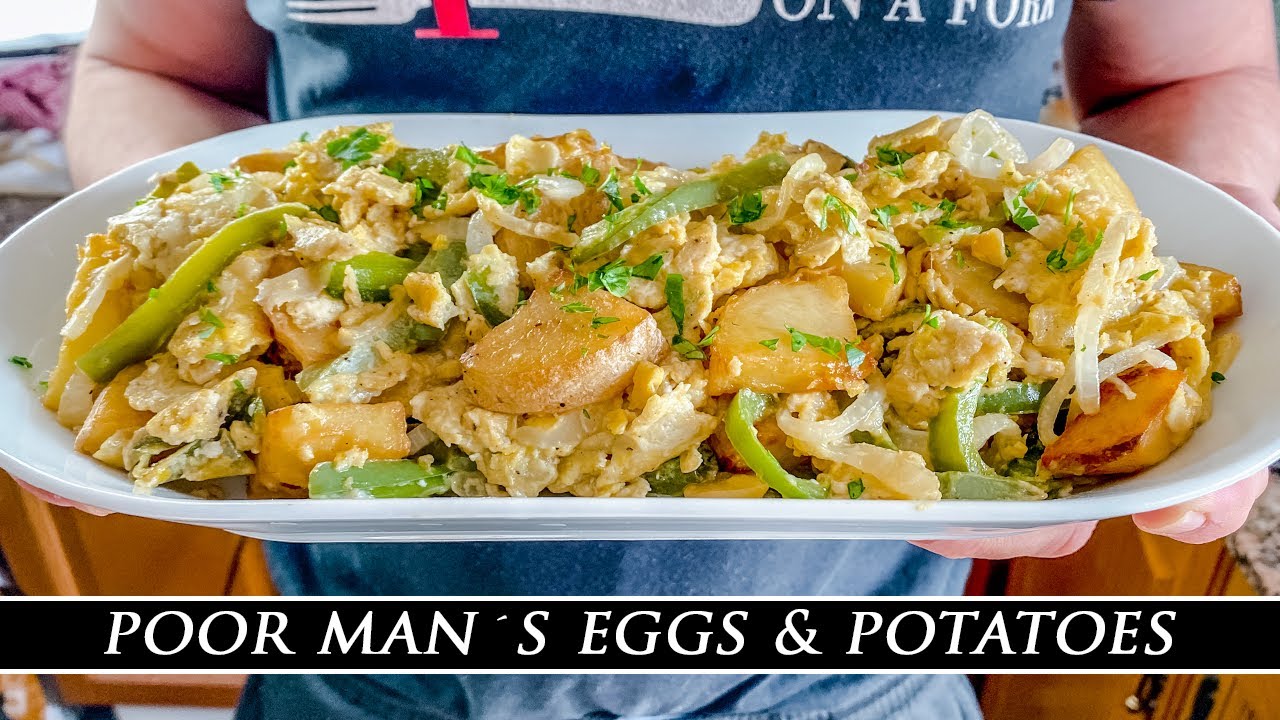 Spanish poor man’s eggs & potatoes: A classic traditional dish