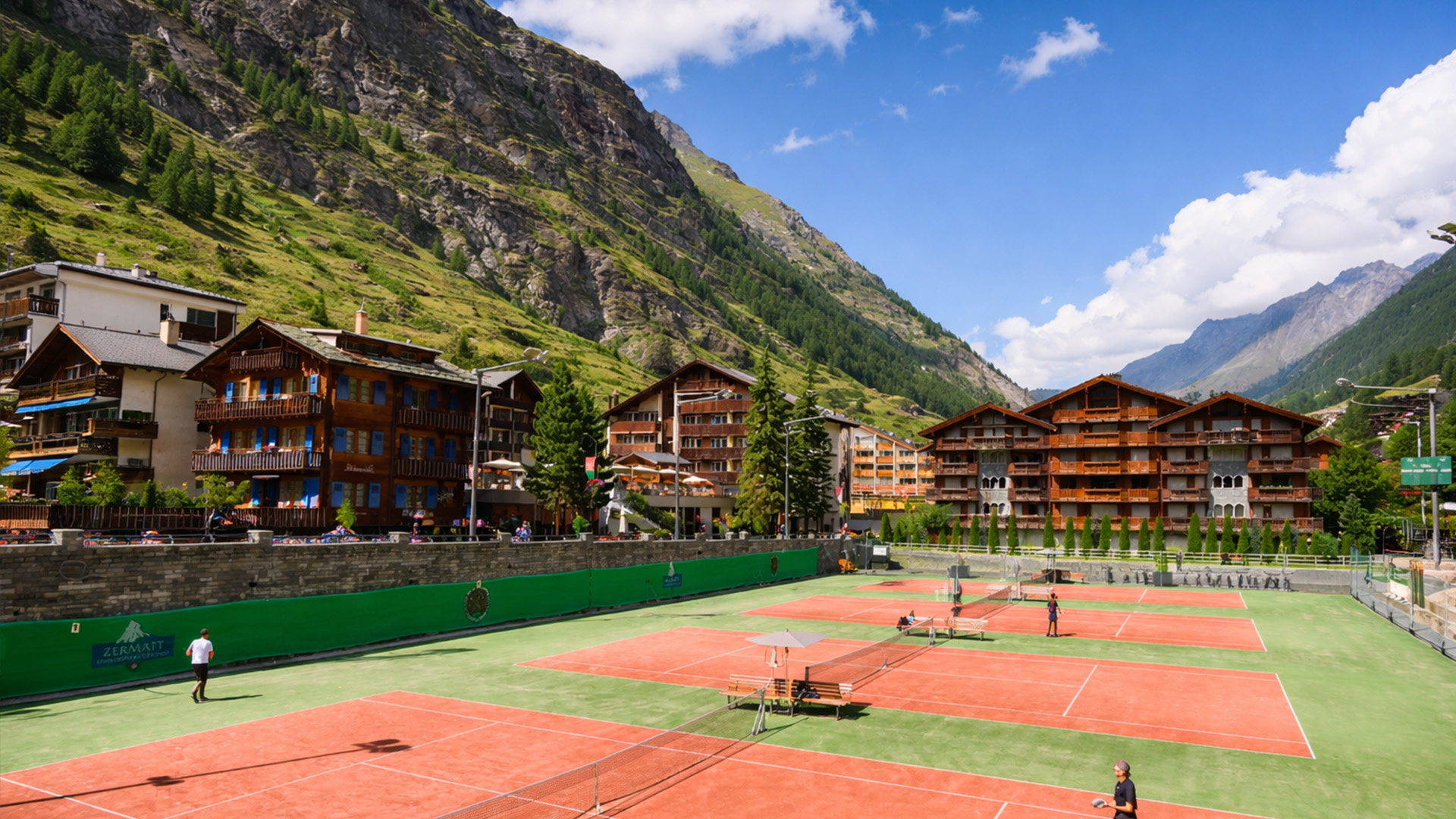 Zermatt, Suiza: Día de verano escénico en los Alpes (4K)