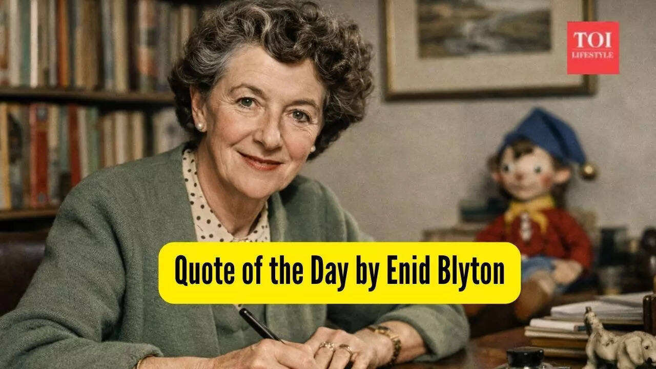 Quote of the day by Enid Blyton, "When you're paid to do a job, it's ...