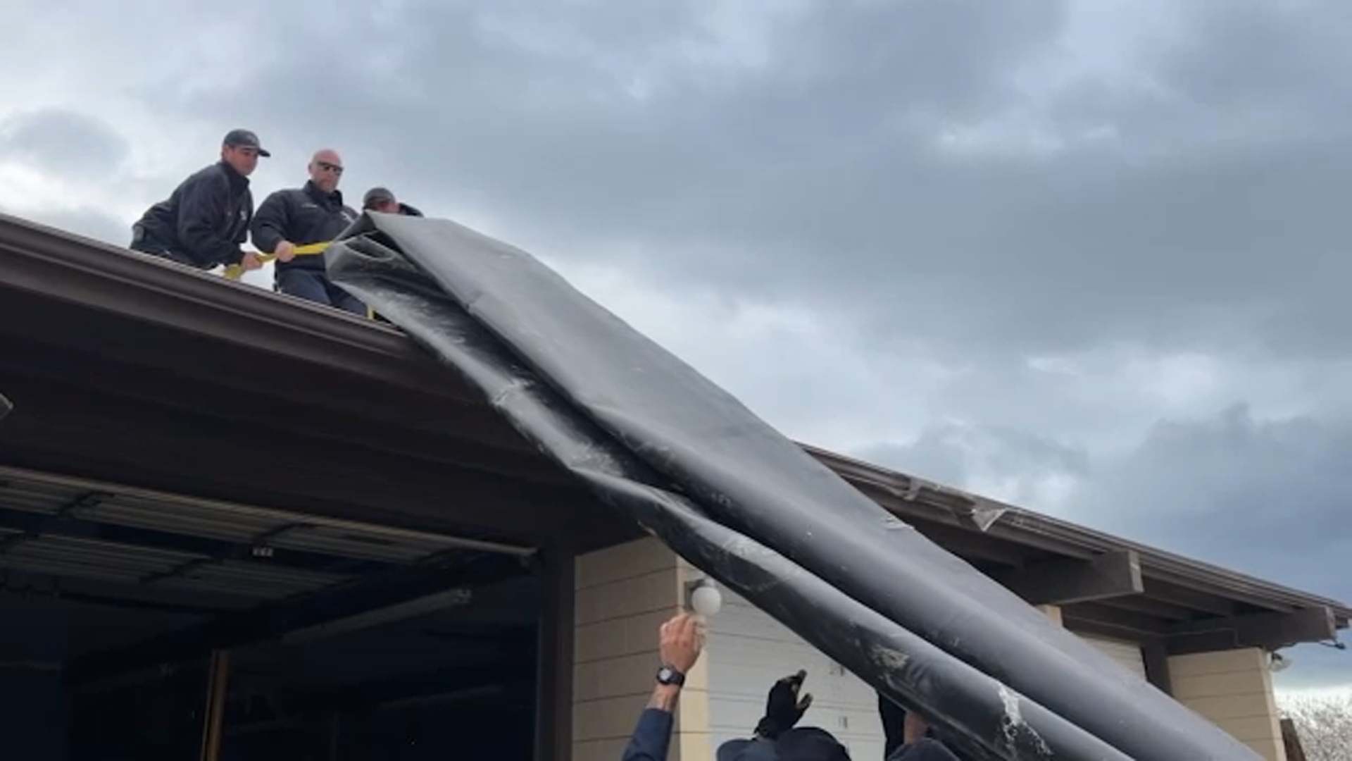 Fresno County Cal Fire station finds temporary solution after roof ...