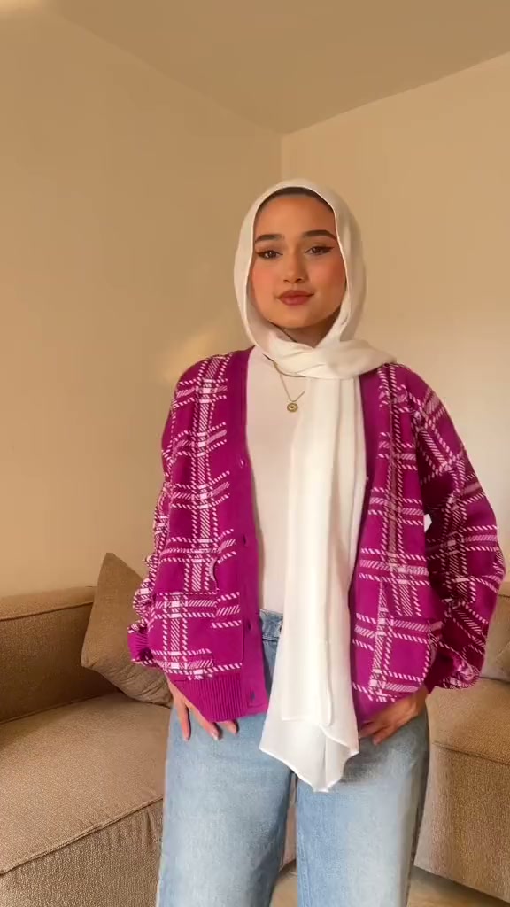 Styling my favorite colorful checkered cardigans
