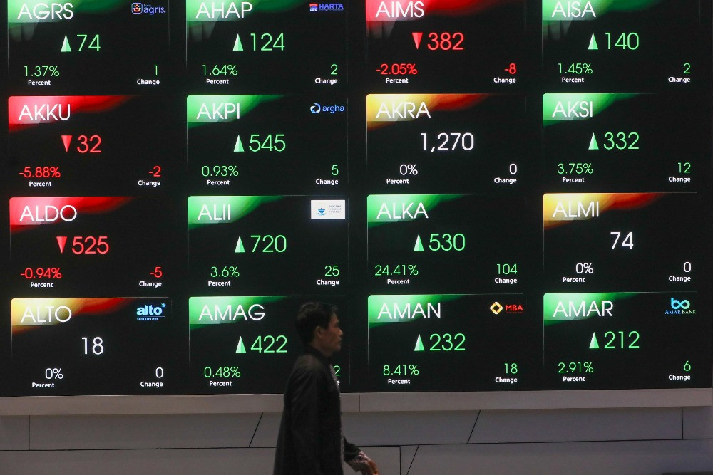Indeks Bisnis-27 dibuka menghijau, saham grup Adaro ADRO dan ADMR memanas