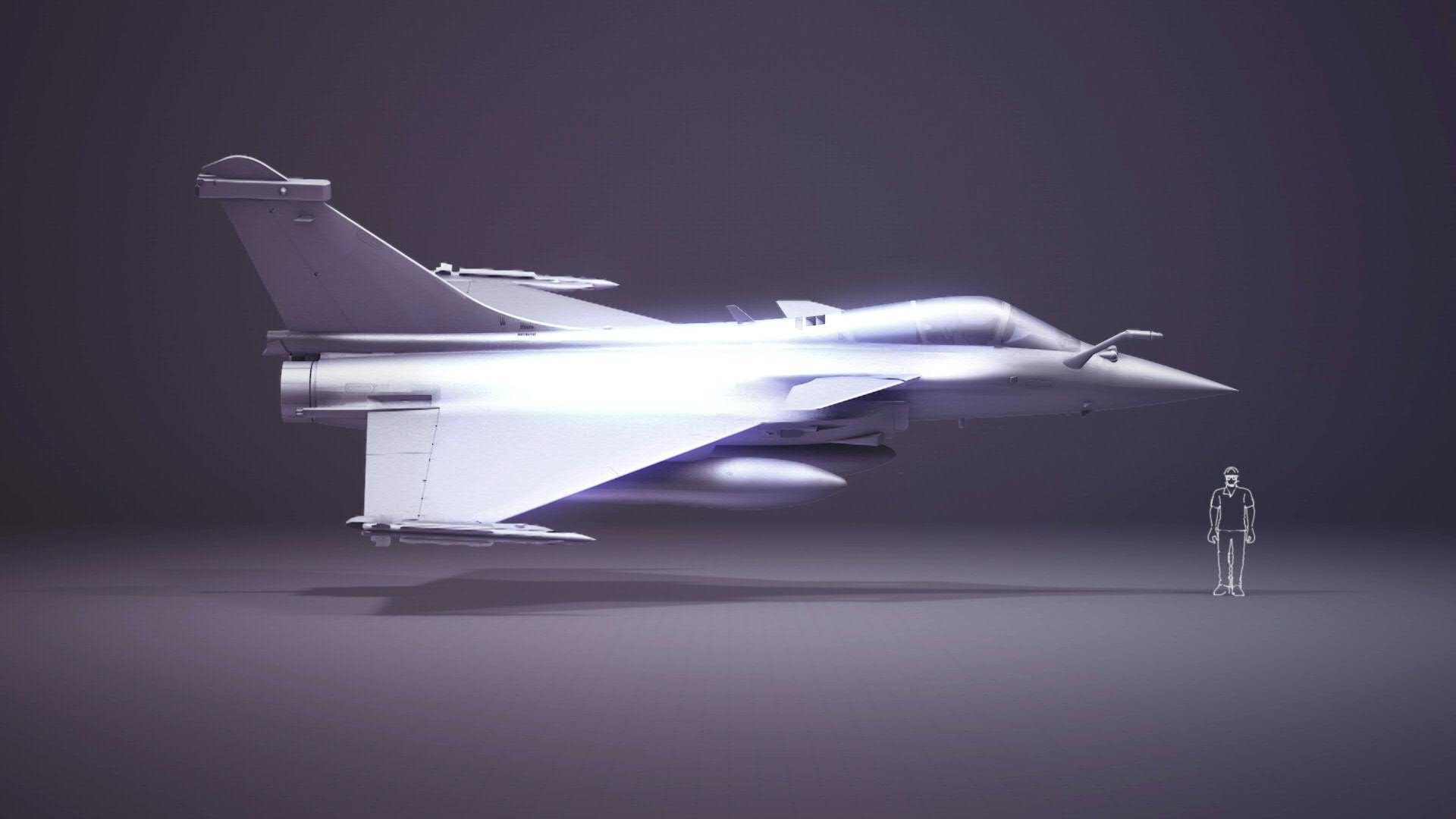 Le chasseur Rafale : RAW/STOCKSHOTS