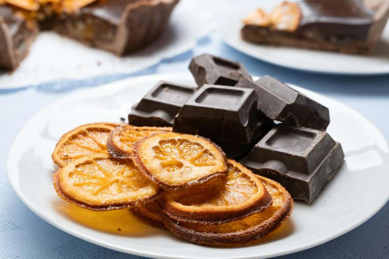 El postre de naranja y chocolate que es saludable y además se hace en ...