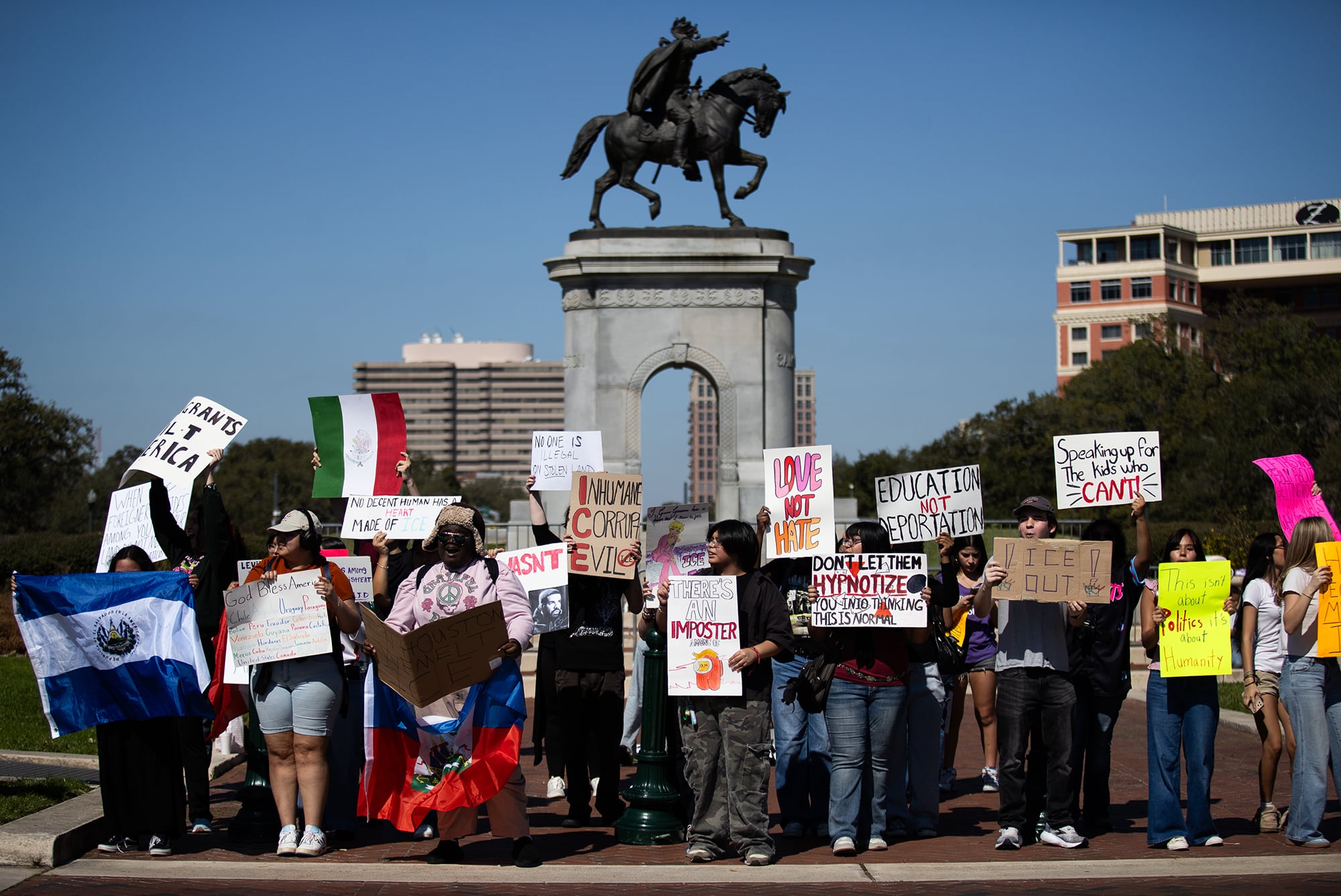 Backlash against student ICE protests targets educators, schools