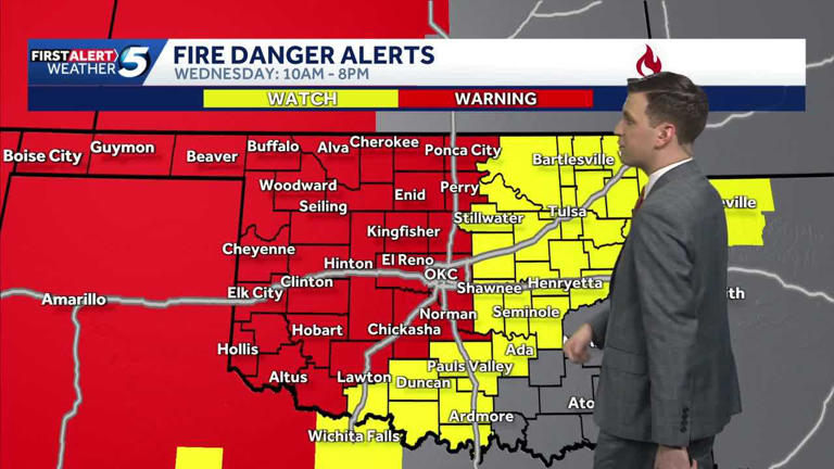 Timeline: Oklahoma sees another high fire danger day with red flag ...