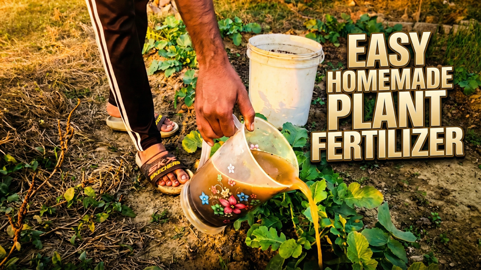 Surprising results from this simple homemade plant fertilizer