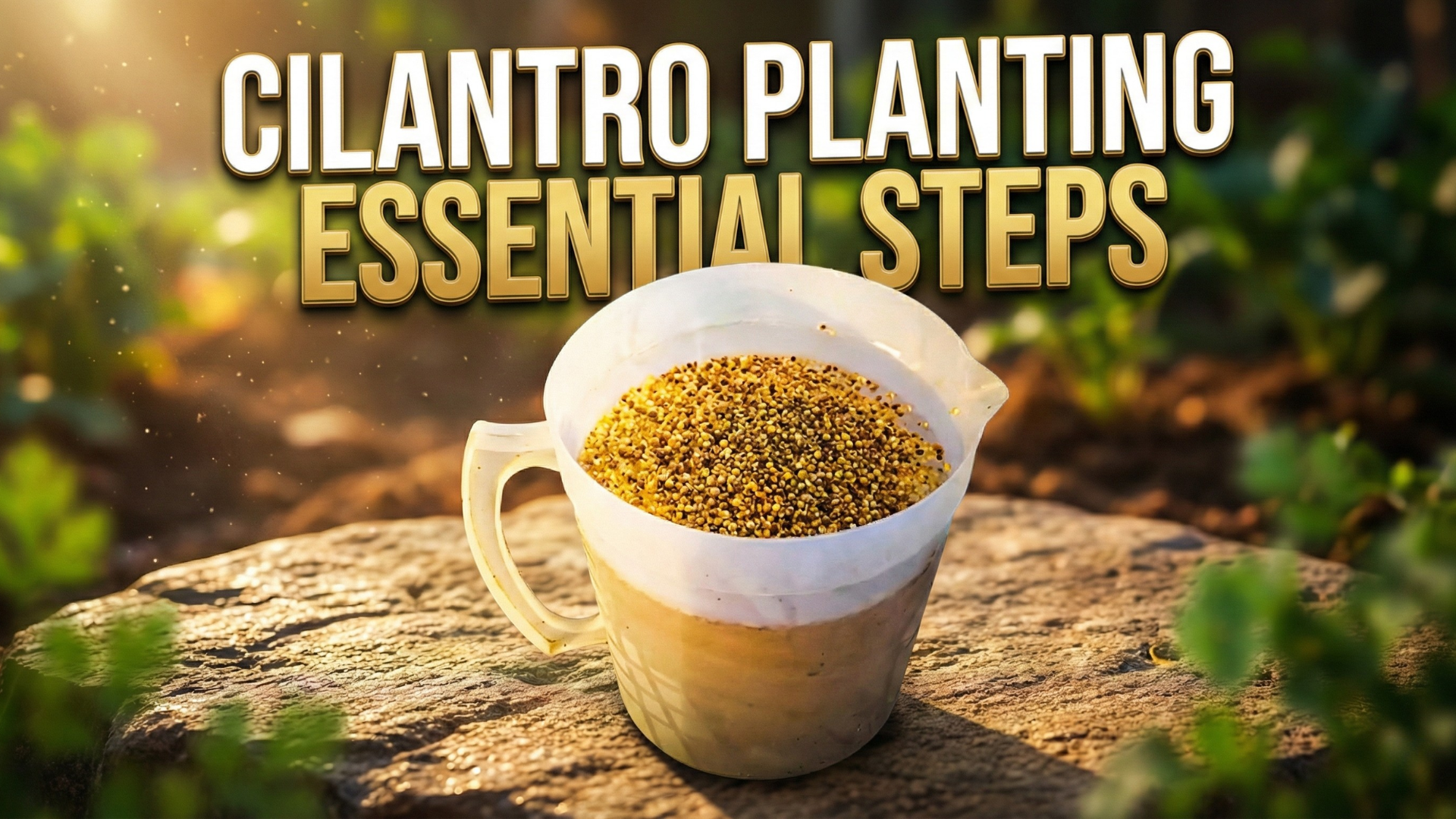 Avoid common cilantro mistakes: do these 3 things first