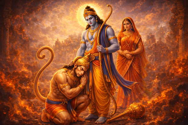 Why Hanuman’s tail is more powerful than his mace