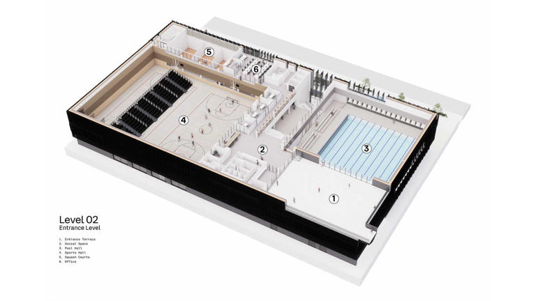 Swimming pool and sports centre plan drawn up for football pitches site ...