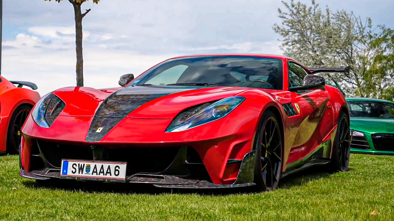 Insane Mansory Ferrari 812 Stallone with aggressive aero and V12 sound