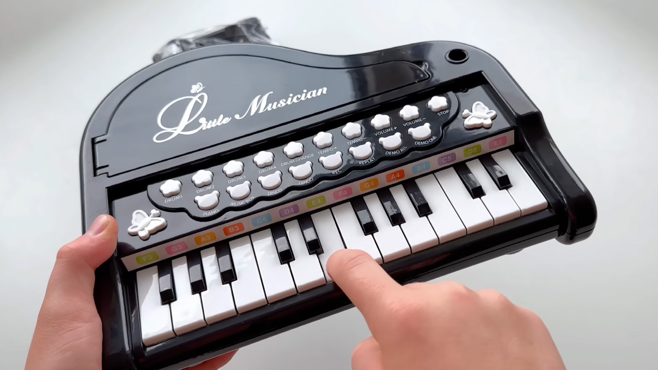 Can a $10 toy band piano handle Rush E? Unbelievable results