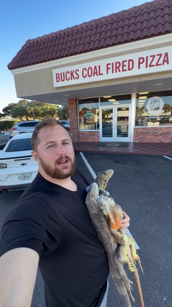 Florida restaurant faces backlash after selling pizzas with iguana meat ...