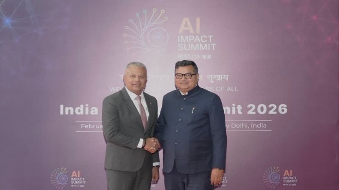 Seychelles VP Sebastien Pillay arrives in India for AI Impact Summit