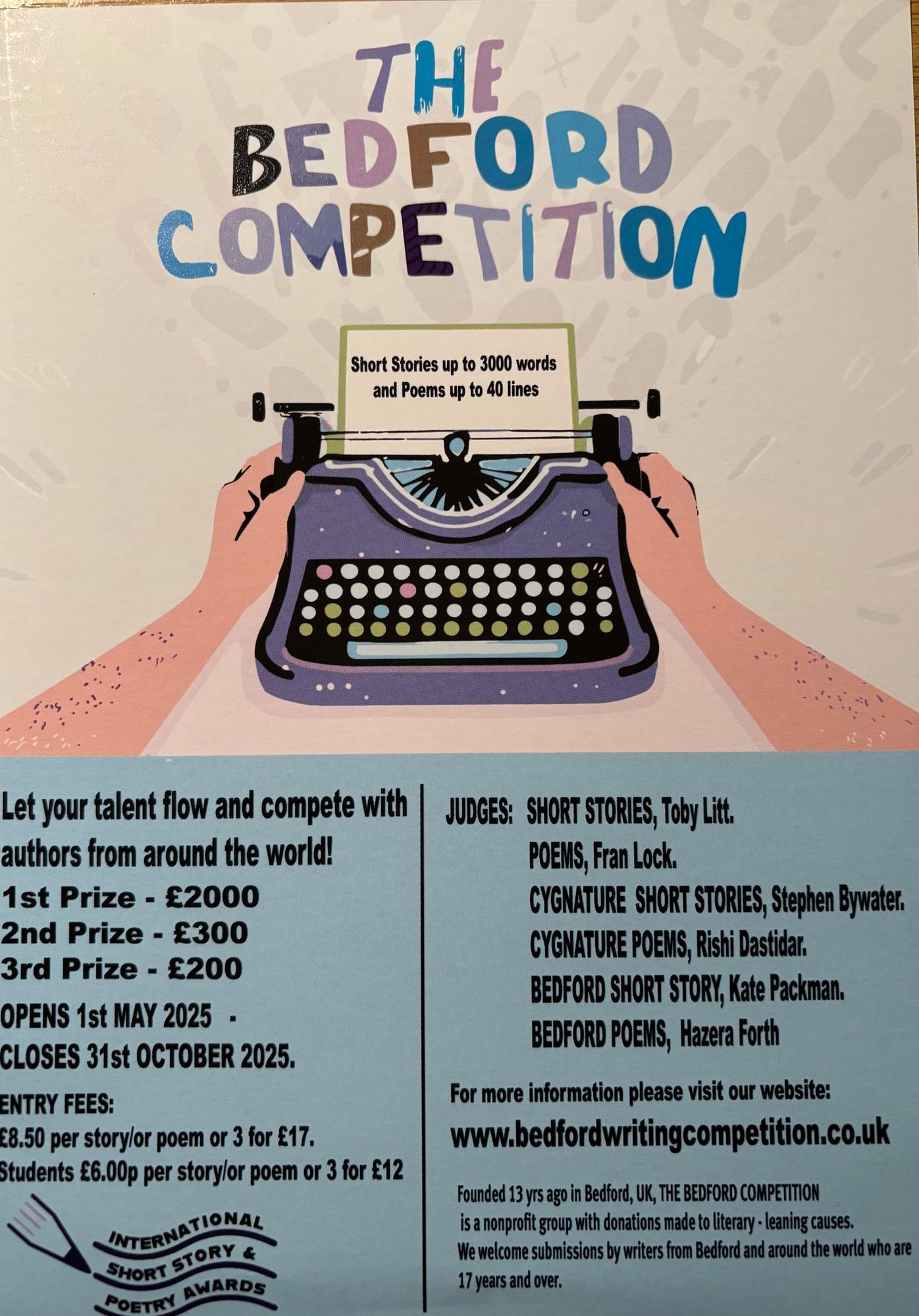 Winners to be announced for the 2025 Bedford Competition at the ...