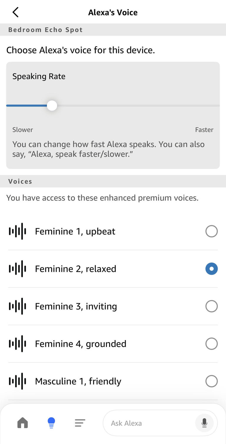Jim Rossman: I just want to hear the old Alexa