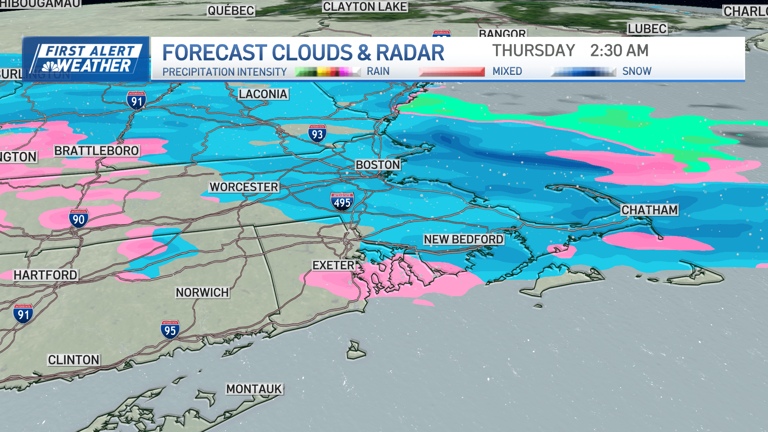 First alert: Tracking rain and snow today, and there's more snow on the way