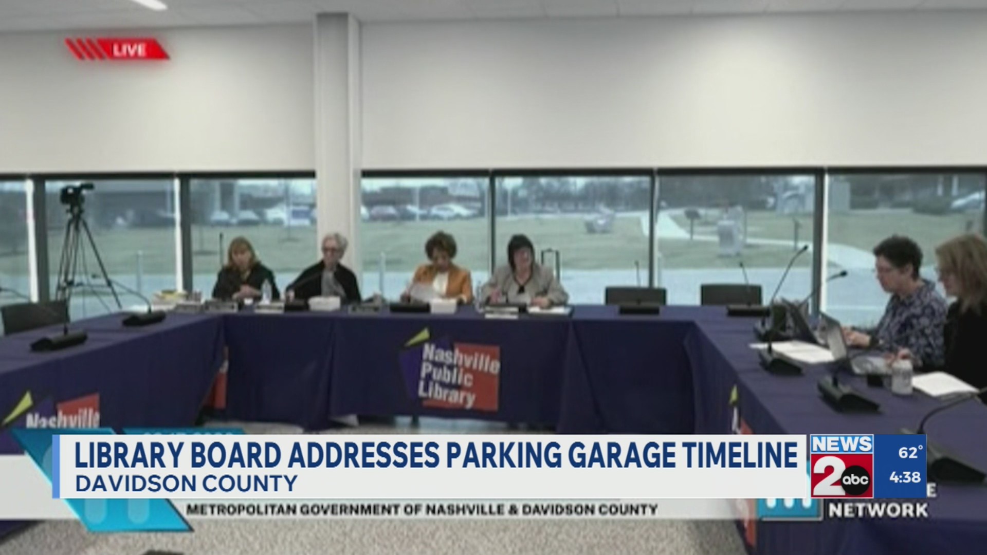 Library board addresses downtown parking garage reopening timeline