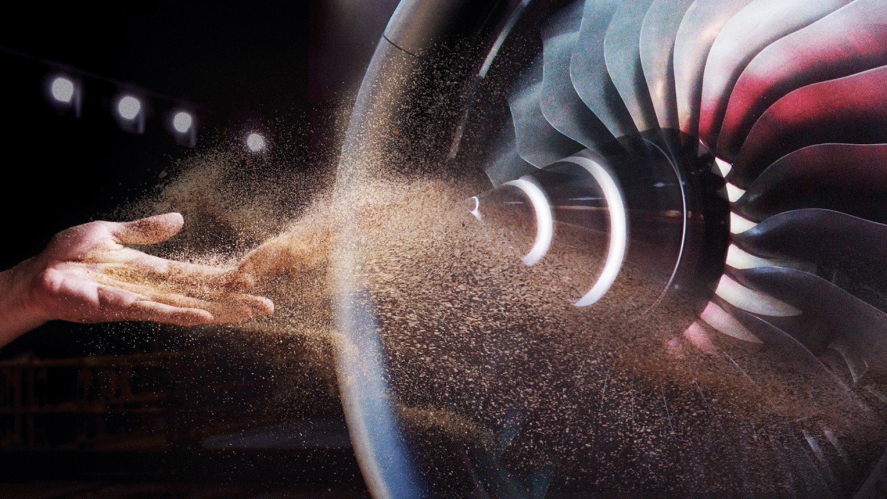 What really happens if sand enters a jet engine