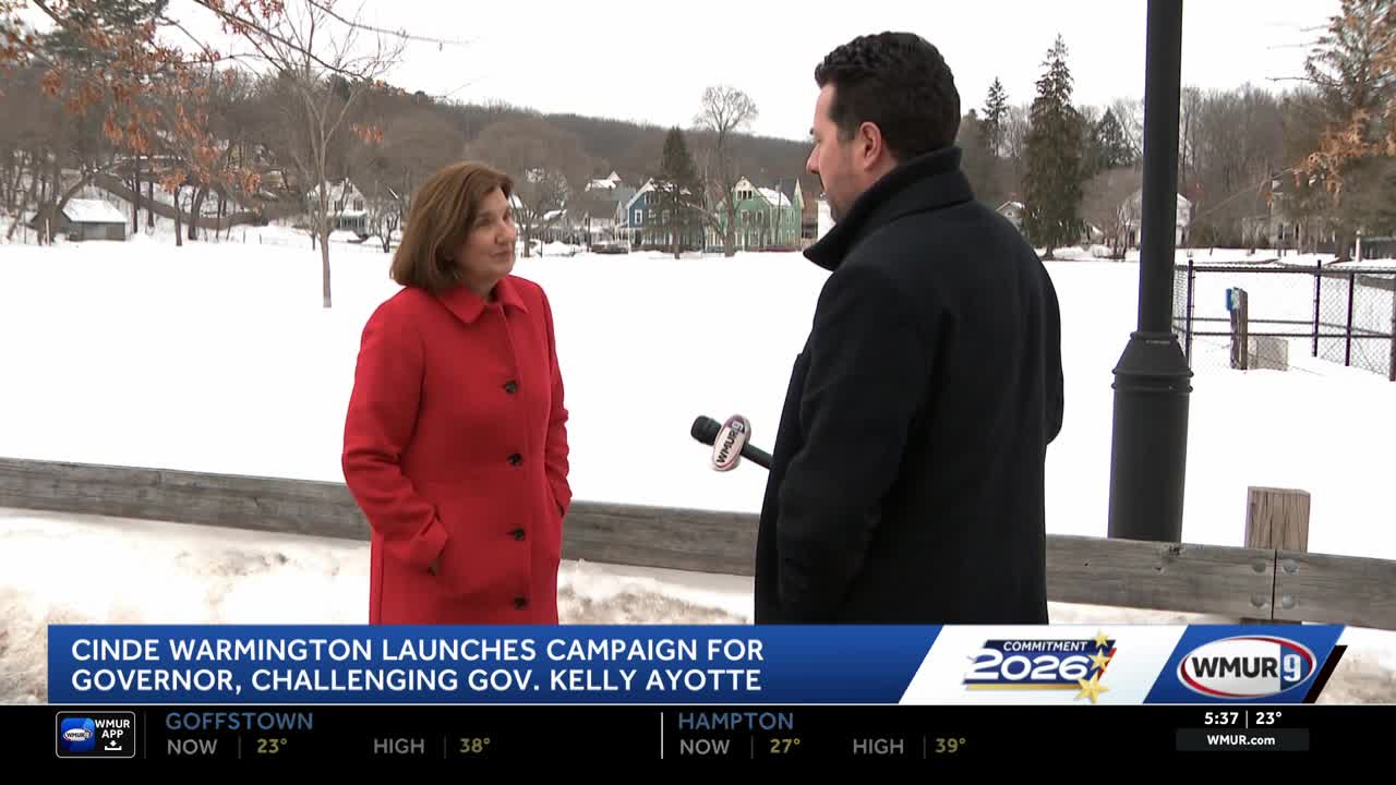News 9 exclusive: Democrat Cinde Warmington running for NH governor