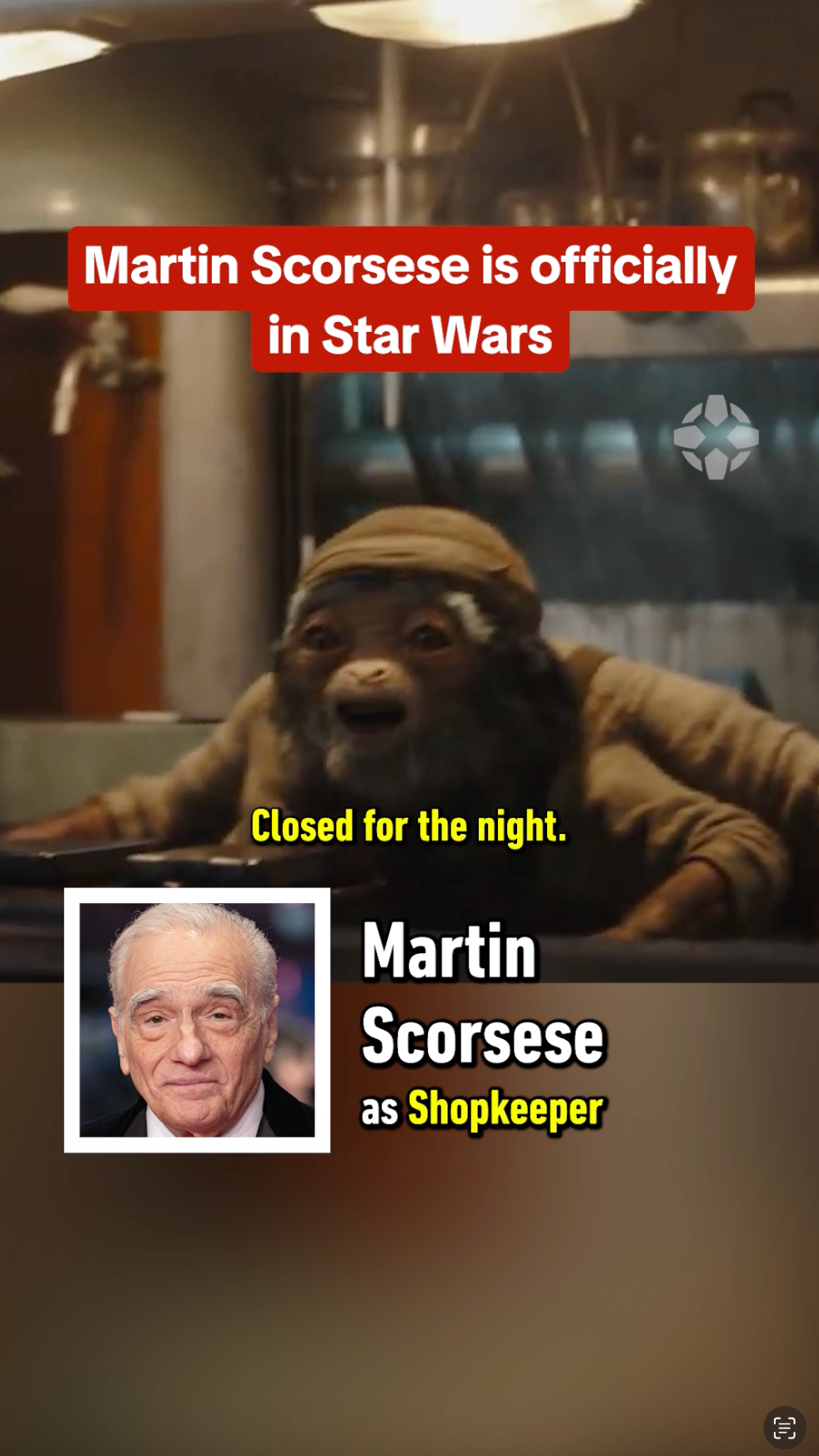 Shark Tale star Martin Scorsese joins The Mandalorian and Grogu