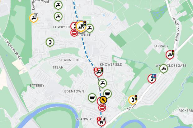 Delays as two sets of roadworks are carried out on main road into city