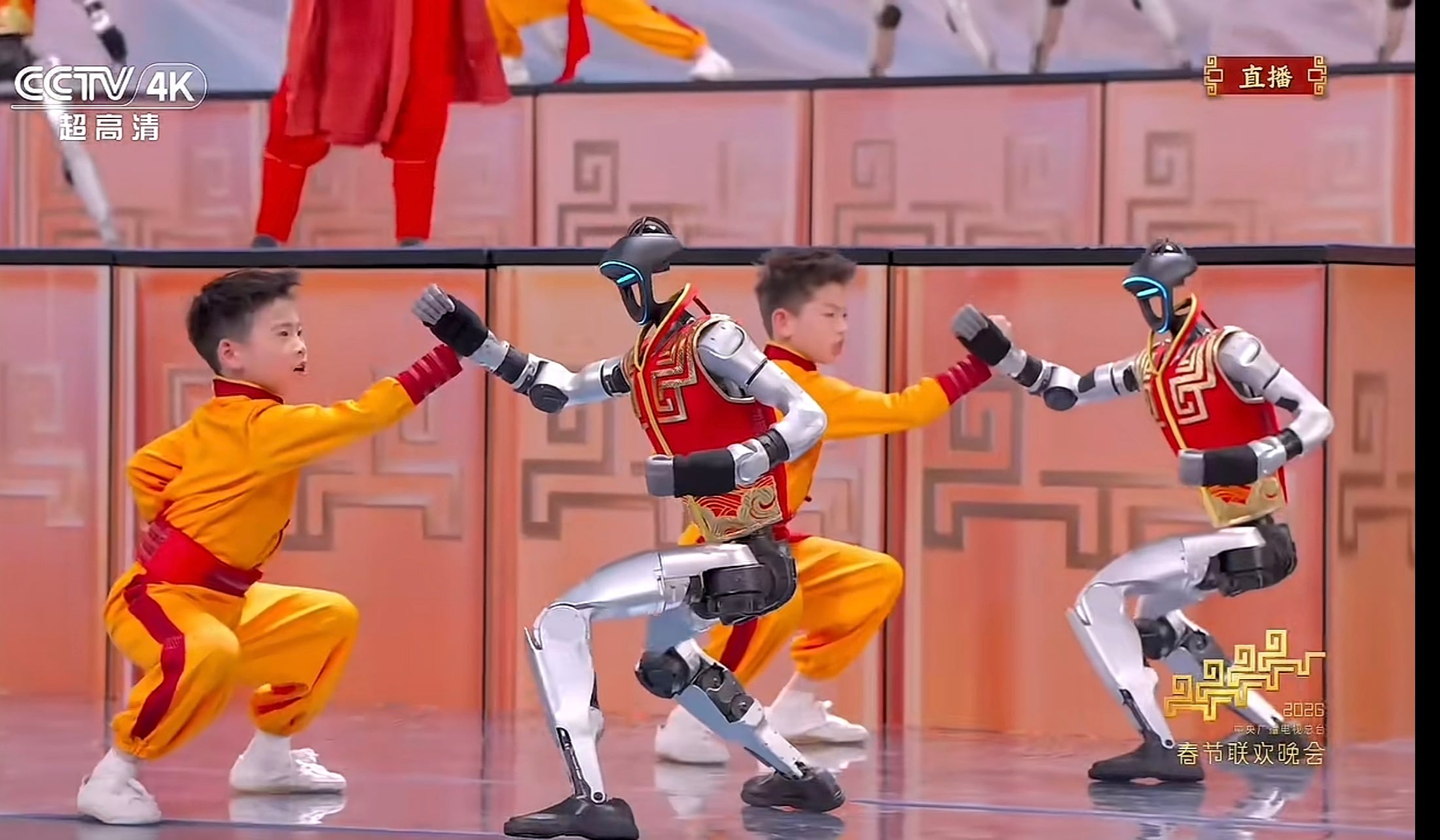 Chinese humanoid robots showcase martial arts at Spring Festival Gala