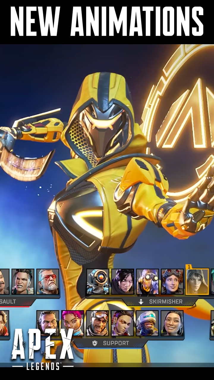 Apex Legends updated legend select screens and animations
