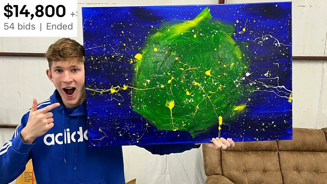 I sold abstract art on eBay