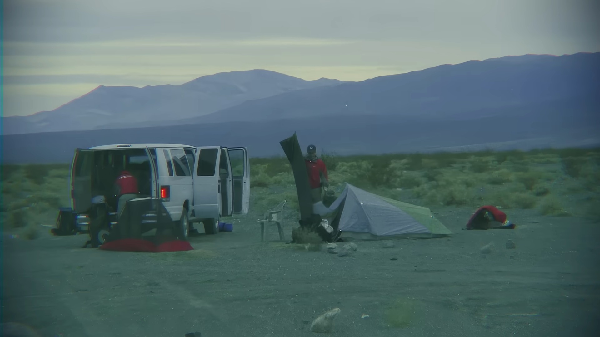 They left toys, film rolls, and a sleeping bag behind - but no people