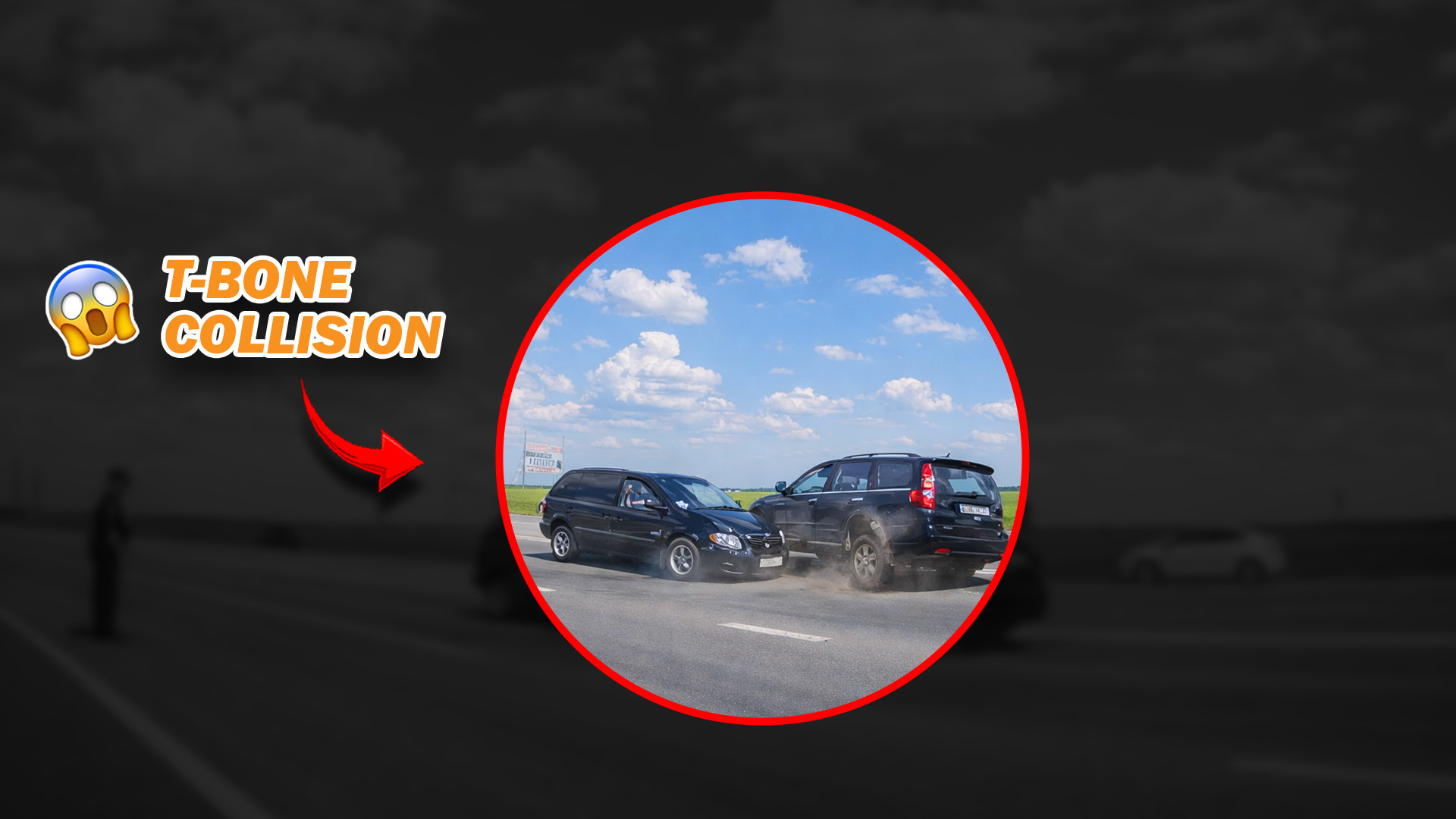T-bone collision caught on cam