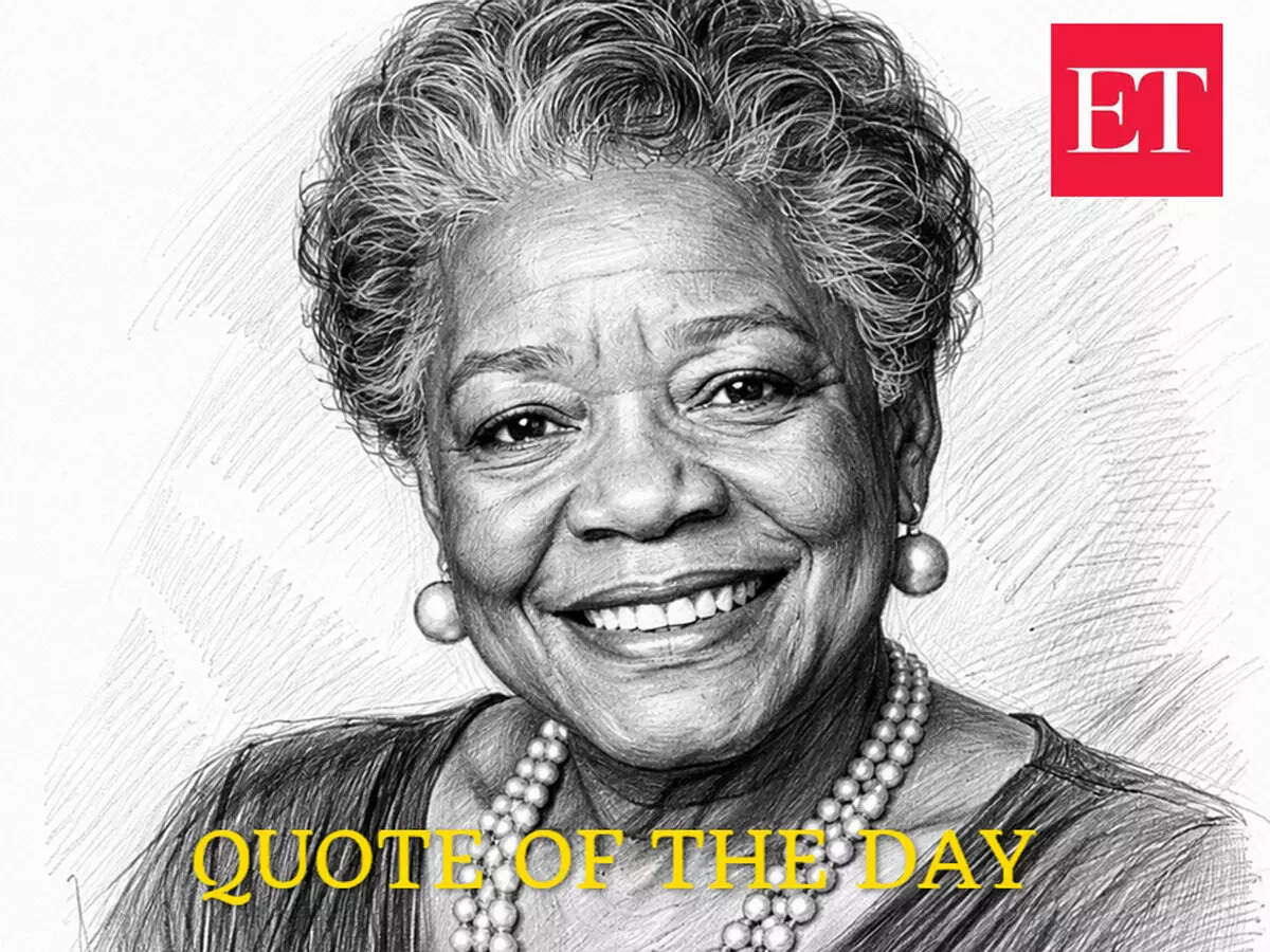 Quote of the day by Maya Angelou: 'Never make someone a priority when ...