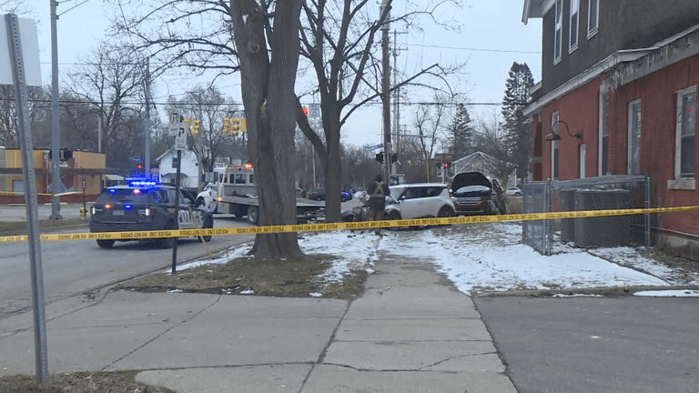 Young driver seriously injured after running light, crashing into other ...