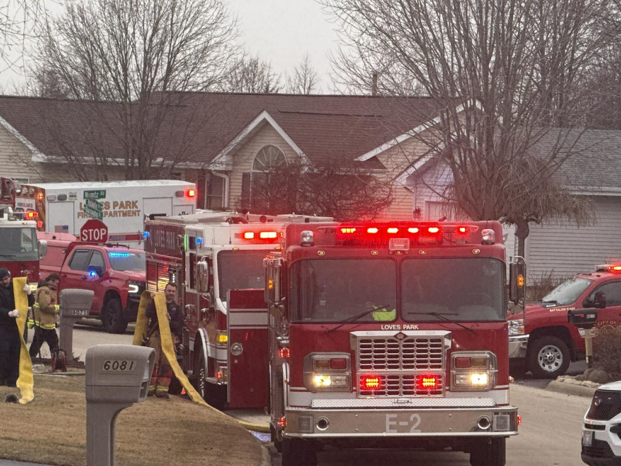 Fire damages home on Valhalla Drive in Loves Park