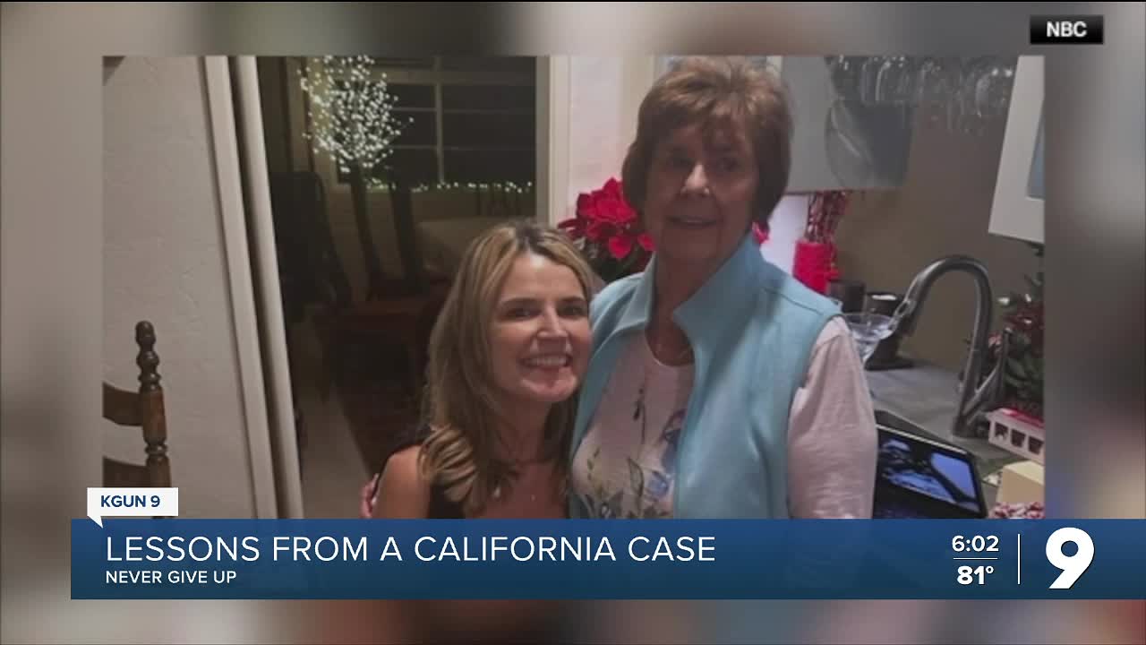 I don't believe a case should ever go cold.