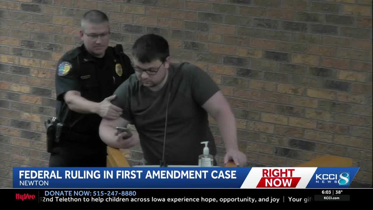 'Slam dunk case': Newton man arrested at city council meetings reacts ...