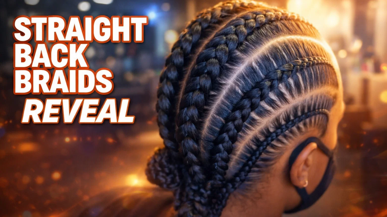 Will I look like a boy? Straight back braids reveal