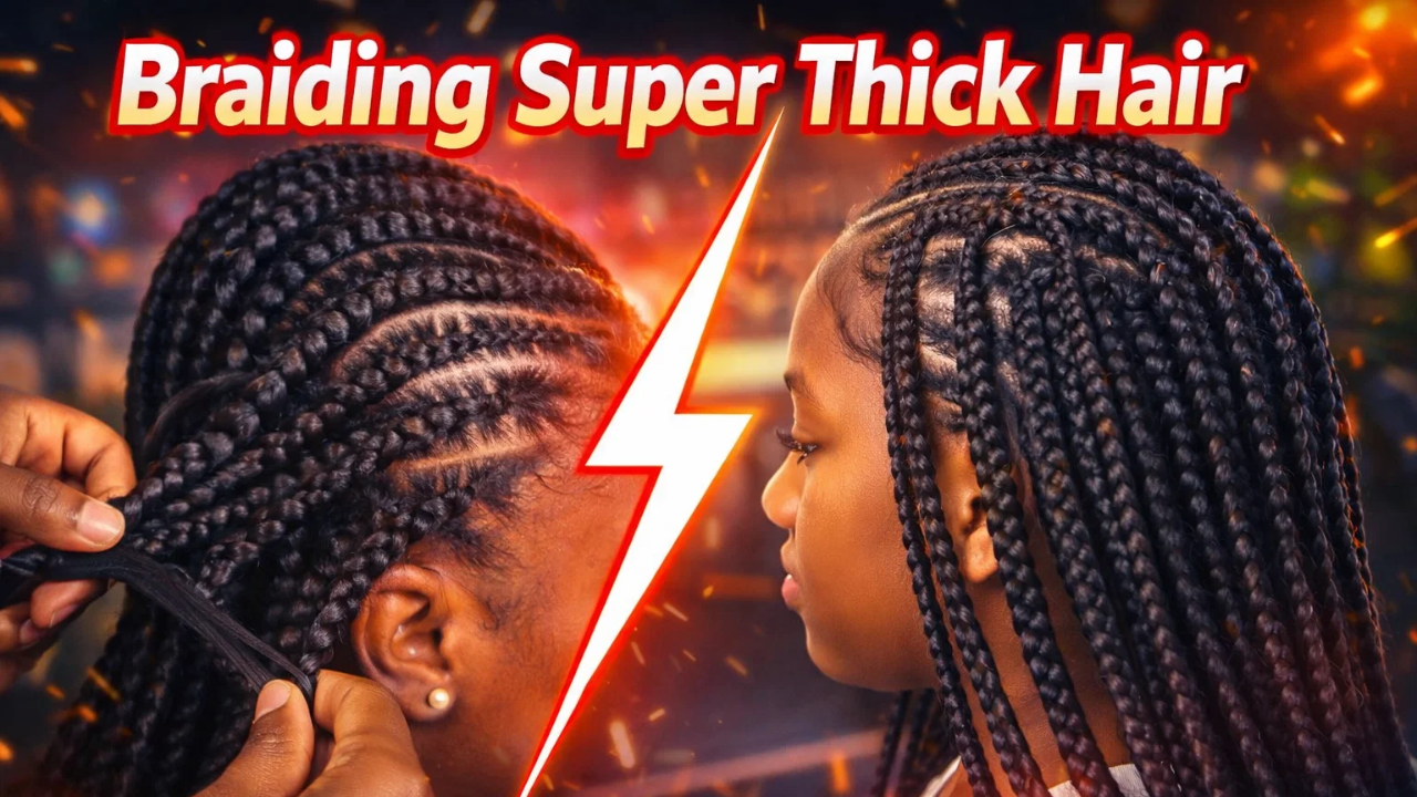 Braiding super thick hair: A step-by-step tutorial for perfect results