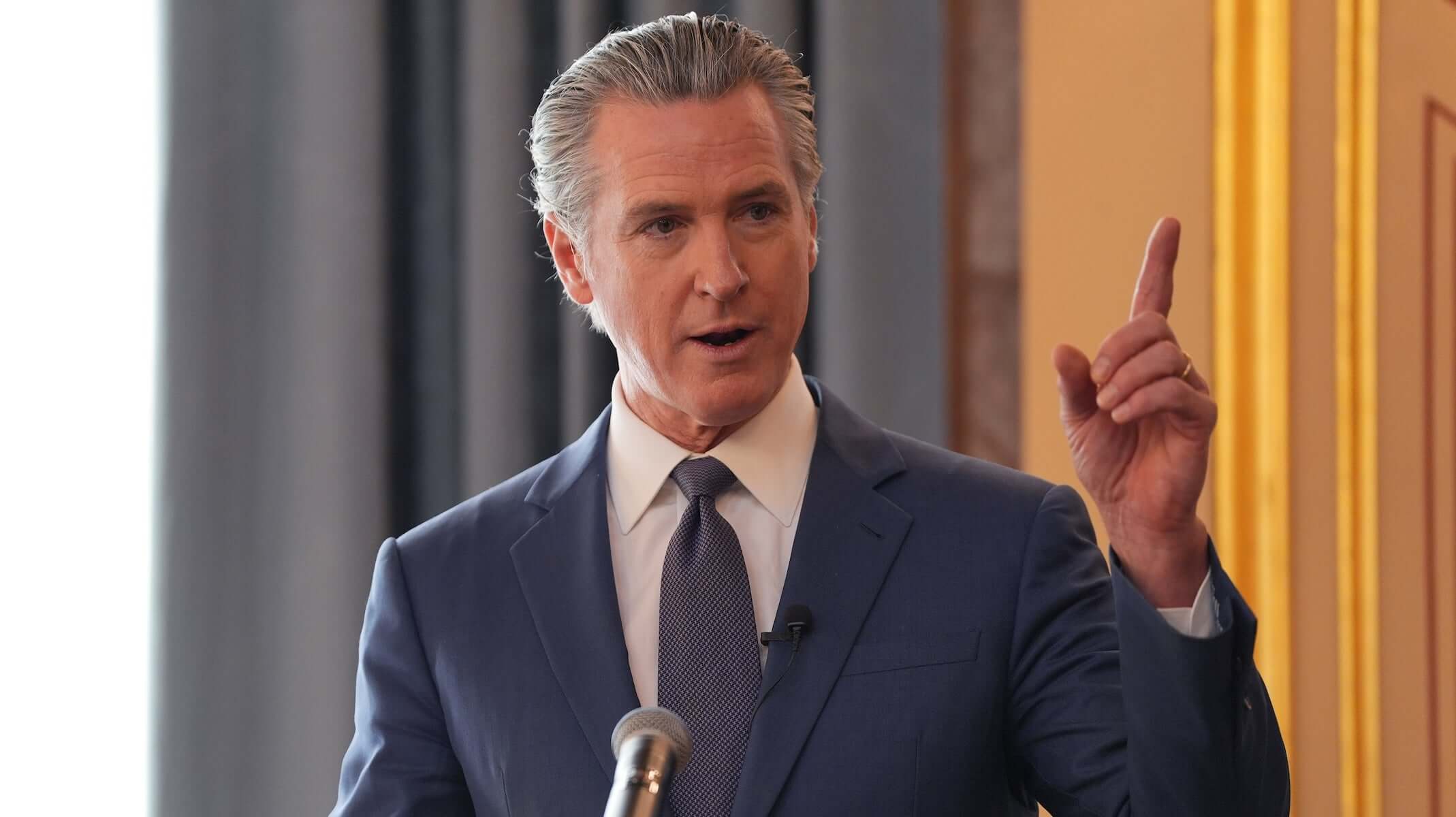 Gavin Newsom says he never has and 'never will' take money from AIPAC