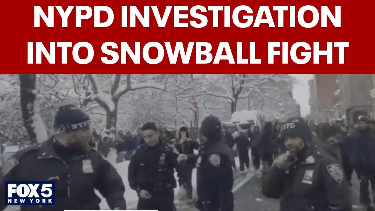 NYPD launches investigation into snowball fight that injured officers