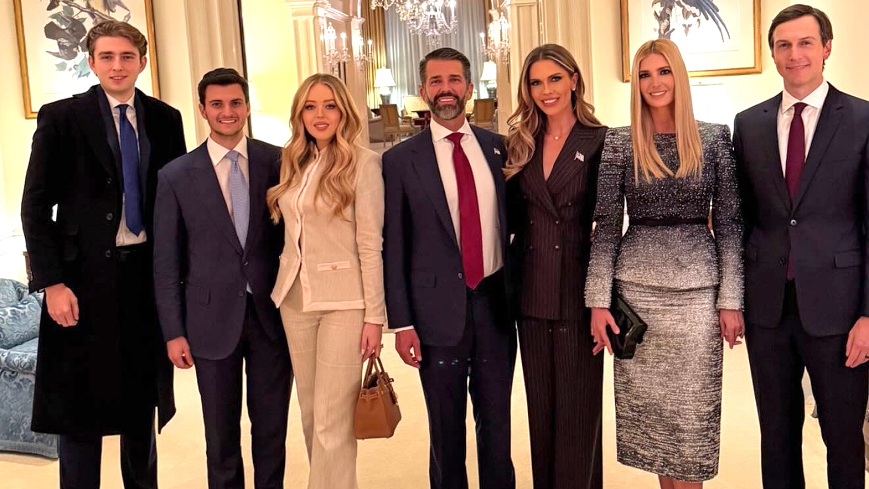 Barron Trump, 19, breaks cover for dad’s big night