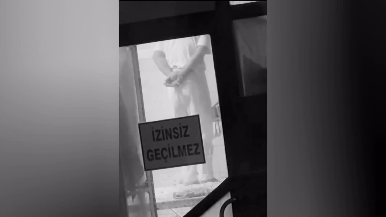 Shop worker 'caught on camera kneading dough with his feet'